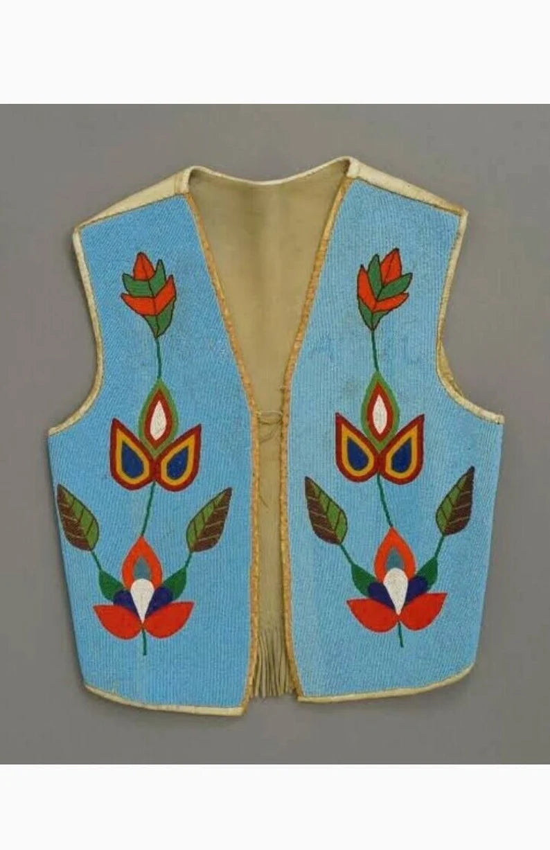 Handcrafted Beaded Vests | Authentic Native American Designs – ZHIM ...