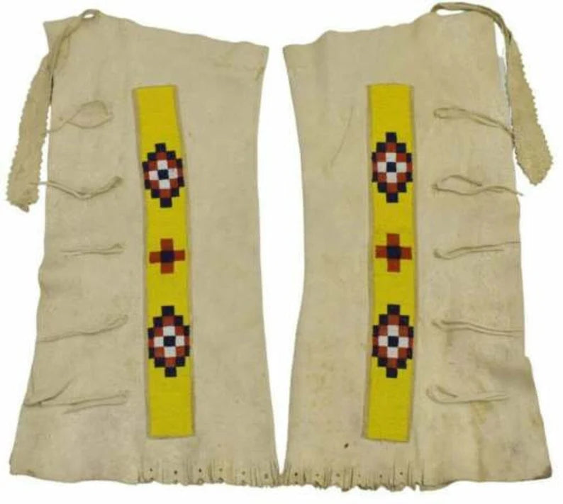 Authentic Native American Beaded Pants | 100% Handmade – ZHIM LEATHER ...