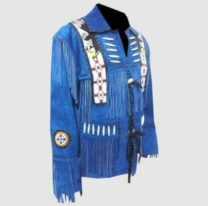 Mens Western Wear Suede Fringed Jacket-ZLC-WJM-1016 – ZHIM LEATHER ...