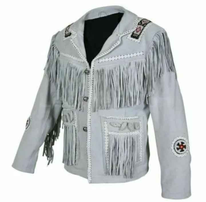 Mens Western Wear Suede Fringed Jacket-ZLC-WJM-1017 – ZHIM LEATHER ...